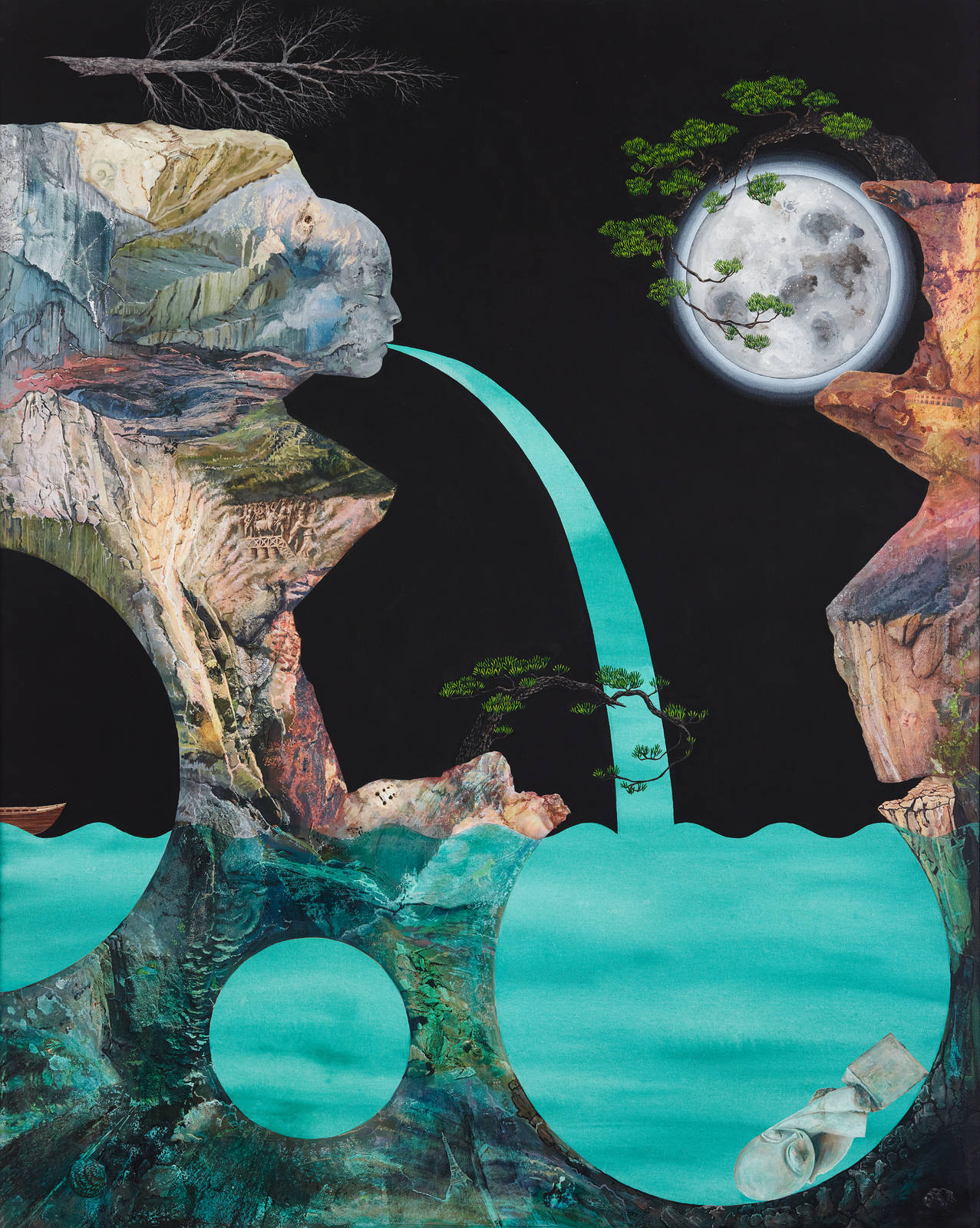 Works on Canvas - Dustin Yellin