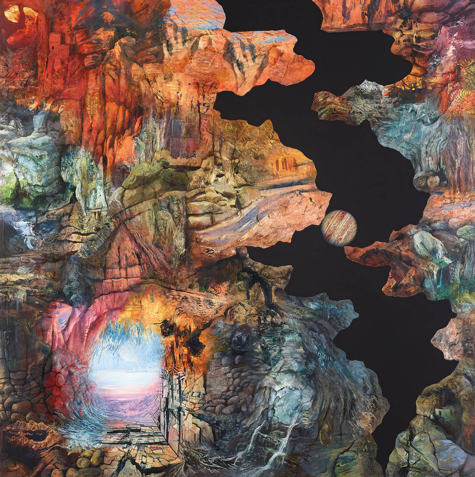 Works on Canvas - Dustin Yellin