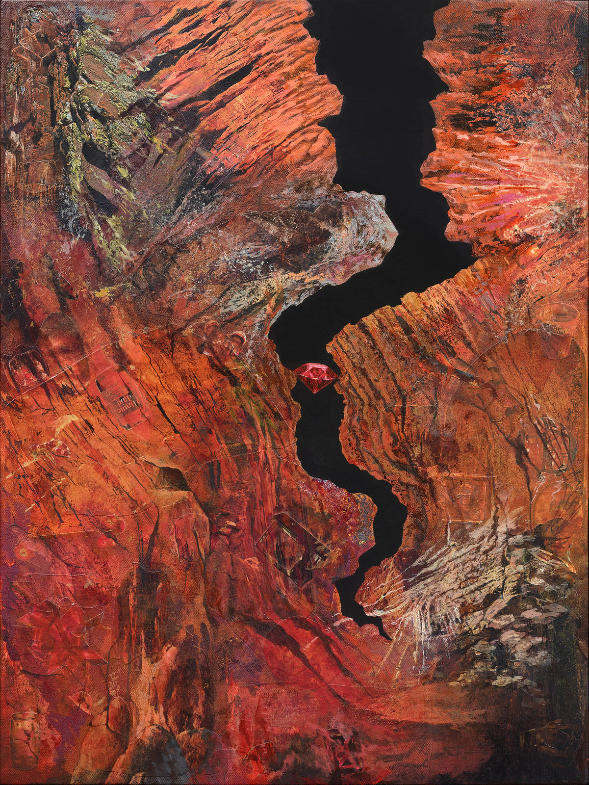 Works on Canvas - Dustin Yellin