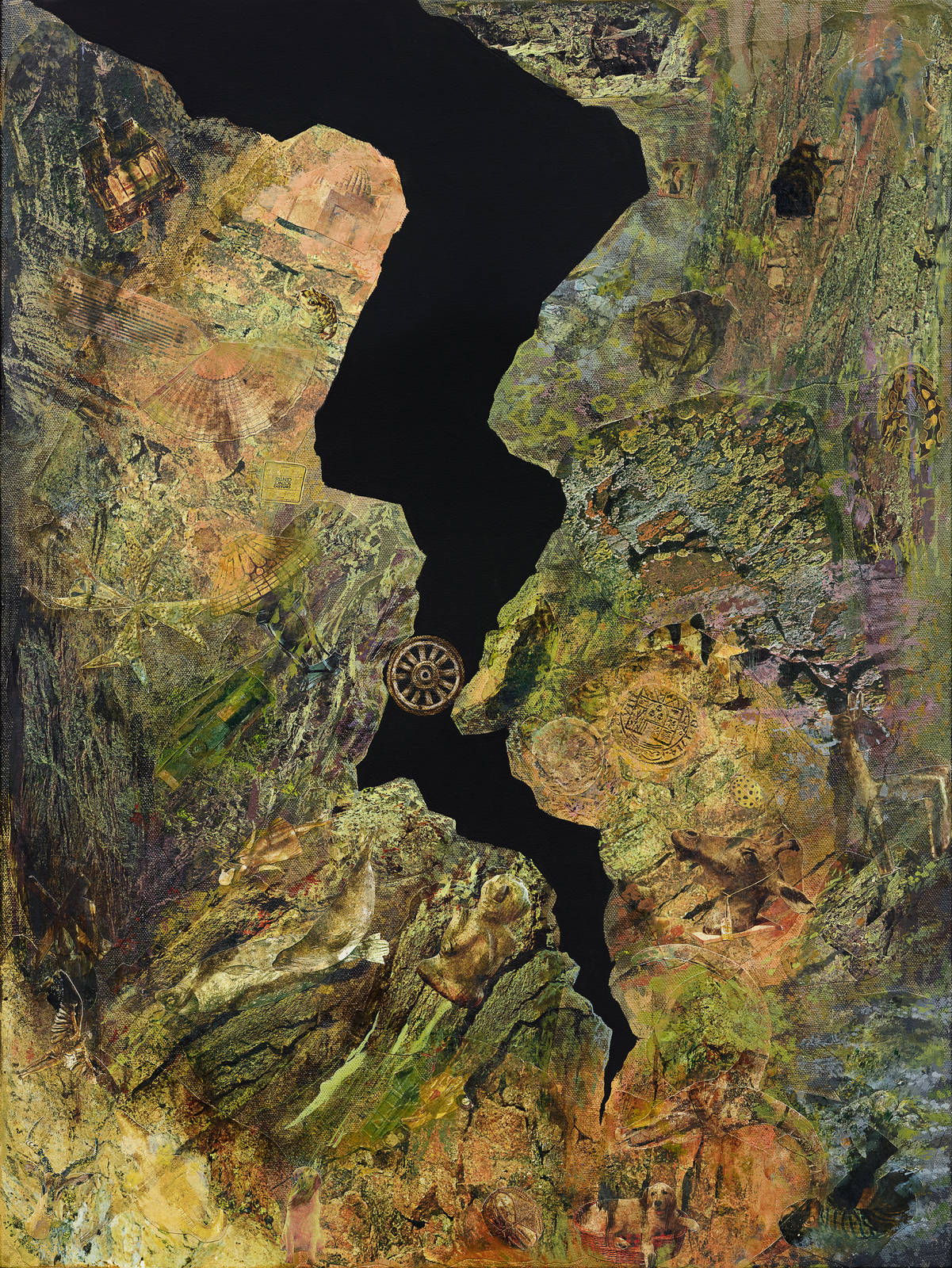 Works on Canvas - Dustin Yellin